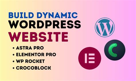 build dynamic crocoblock wordpress website elementor pro jet engine wp