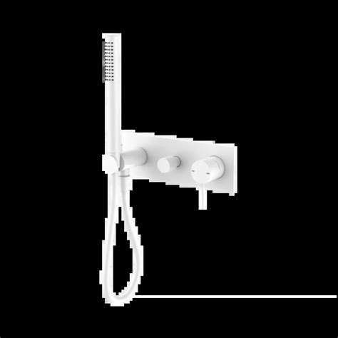 Mecca Shower Mixer Diverter System Matte White