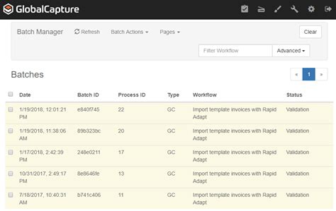 Validating Documents And Batches