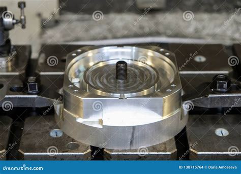 Part Made On Cnc Machine Metal Case Of The Device Stock Photo Image Of Mold Form