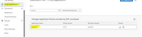 solved how to delete html5 application from subaccount sap community