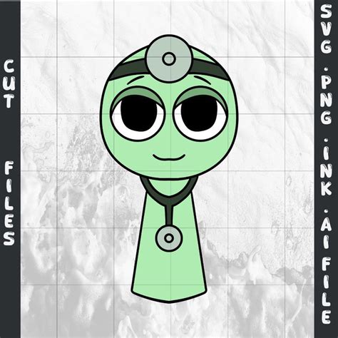 Editable Sprunki Svg Png Sprunki Dr Mint And Beep Incredibo Inspire Uplift Coloring Pages