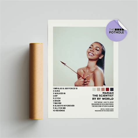 Mariah The Scientist Posters Ry Ry World Poster Album Cover Etsy