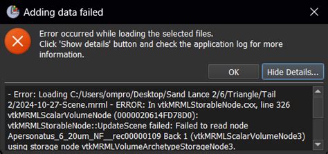 Unable To Save Segmentation Scene Support D Slicer Community