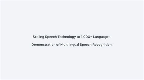 Quentin Gerard On Linkedin 🌍 Mms Massively Multilingual Speech 🔥 Meta Is On Fire These Days