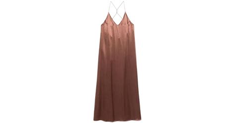 THE NINA STUDIO Athena Maxi Dress In Brown Lyst