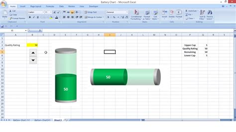Battery Chart In Excel