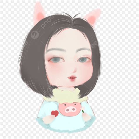 귀여운 토끼 일러스트 소녀 만화 귀 무료 어린 소녀 클립 아트 귀여운 토끼 소녀 만화 Png 일러스트 및 Psd 이미지 무료 다운로드 Pngtree