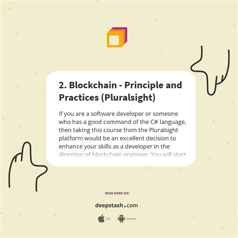 2 blockchain principle and practices pluralsight deepstash