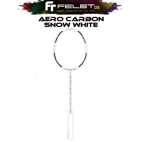 Felet High End Racket Aero Carbon Snow White 4u 82gram3u 86gram