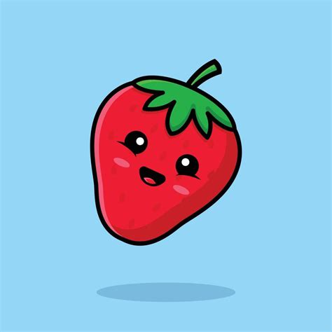 Learn How To Draw Cute Drawing Strawberry In A Few Steps