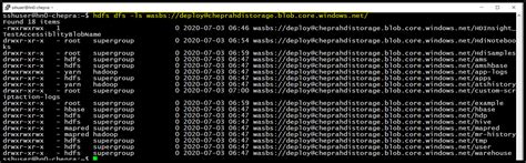 Unable To Access Azure Blob Storage From Hdinsight Cluster Microsoft Qanda