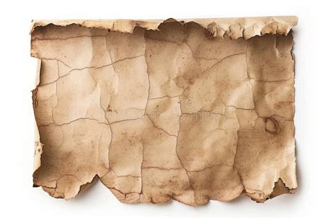 Ancient Scroll On White Background Mysterious Historical Artifact Neural Network Ai Generated