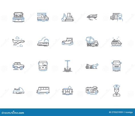 Educational Toys Line Icons Collection Learning Developmental Spatial Mathematical Logical