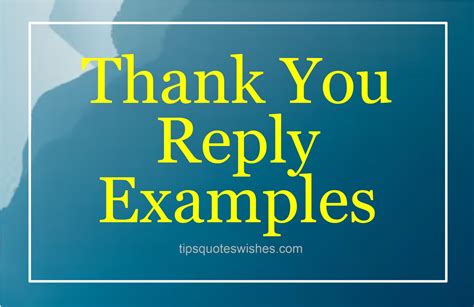 How To Respond To Thank You Text Email Letter TipsQuotesWishes
