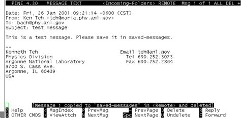 Hit Return To Save Your Message