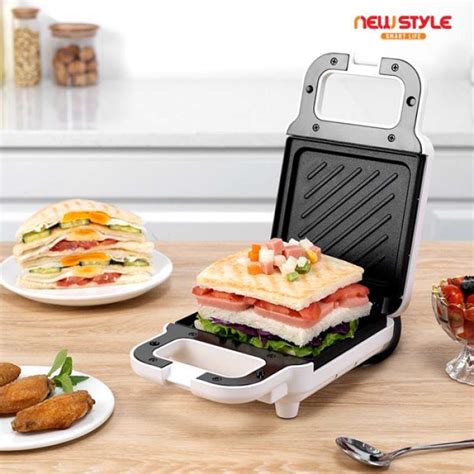 Promo Sandwich Maker X Sandwich Toaster Breakfast Pemanggang Roti Toaster Diskon Di Seller