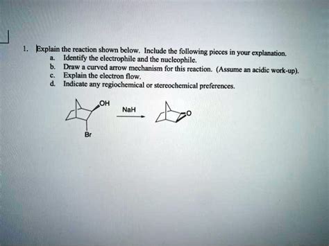 Explain The Reaction Shown Below Include The Following Pieces In Your Explanation Identify The