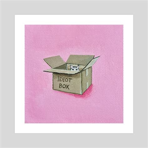 Idiot Box An Art Print By Ghadeer Ibrahim Inprnt