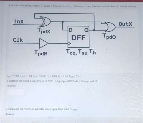 Solved Consider The Circuit Given Below To Answer Following Chegg