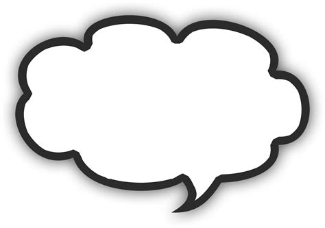 Download Empty Comic Speech Bubble