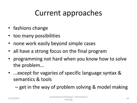 Ppt Computational Thinking Is Informational Thinking Powerpoint Presentation Id 3040322