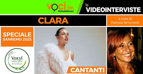 Sanremo 2025 Clara Su Vocifm Vocifm