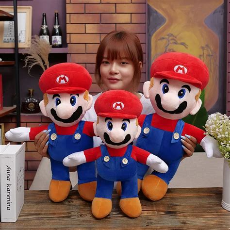 50cm Supers Mario Plush Soft Plushie Cute Anime Plush Stuffed Dolls