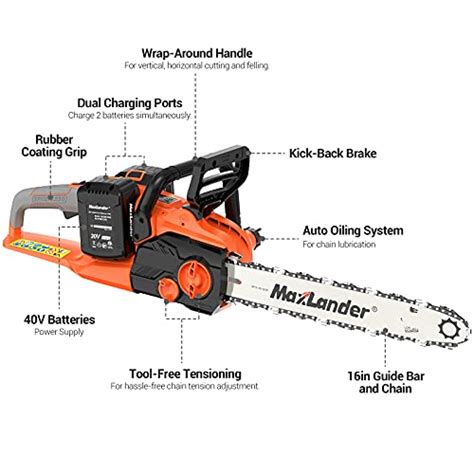 Reviews For Maxlander 40v Cordless Brushless Chainsaw Bestviewsreviews