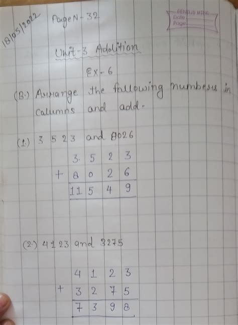 Unit 3 Addition Maths Notes Teachmint Unit 3 Addition Maths Notes Teachmint