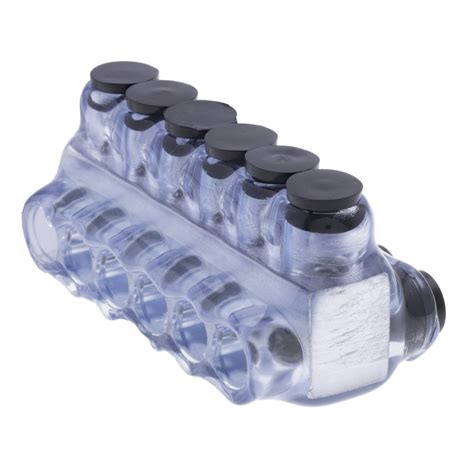 Polaris Ipld4 6cb 6 Port Clear Multi Tap Pre Insulated Connector 4 Aw