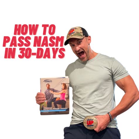 Pass The Nasm Cpt Exam In 30 Days Show Up Fitness La