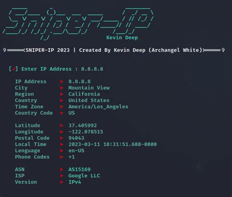 Github Kevindeepsniper Ip Sniper Ip Is An Ip Locator That Allows