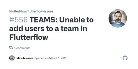 Teams Unable To Add Users To A Team In Flutterflow · Issue 556