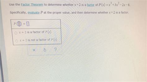 answered 3 use the factor theorem to determine… bartleby