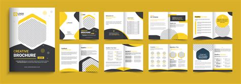 Corporate Company Profile Brochure Template Design 16 Page Corporate Brochure Editable Template