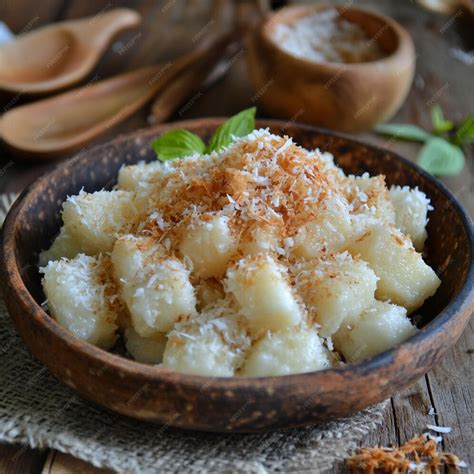 cassava food poster premium ai generated image