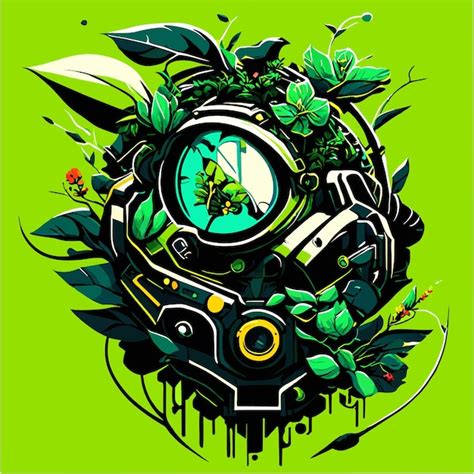 Premium Vector Abstract Neon Glow Lines Tee Design