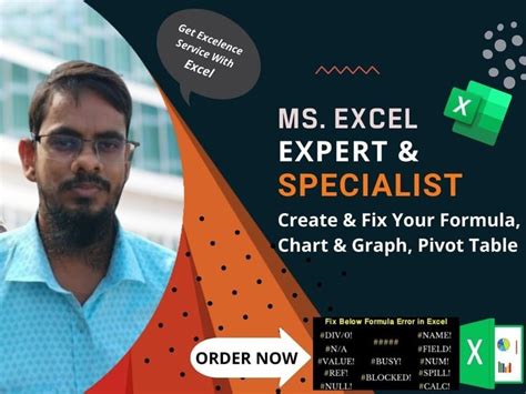 Create And Fix Any Excel Formula Or Macros Chart And Graph Pivot Table