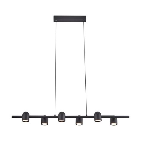 Ios Linear Pendant 6 X Gu10 Black