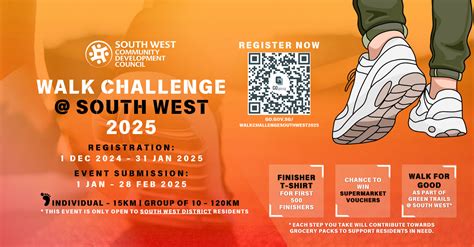 Walk Challenge South West 2025 Justrunlah
