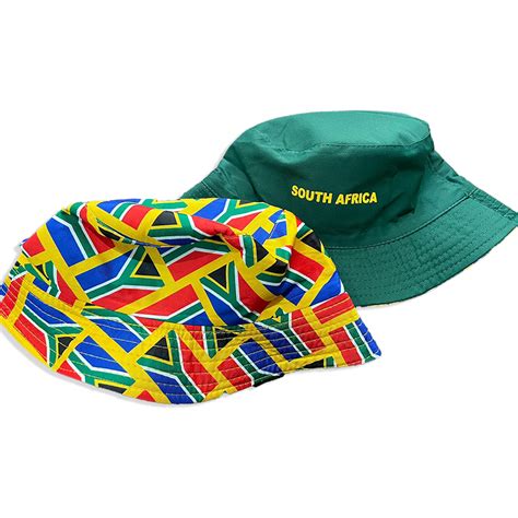 Reversible Sa Flag Bucket Hat One World Rugby