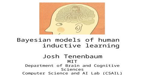 ppt bayesian models of human inductive learning josh tenenbaum mit