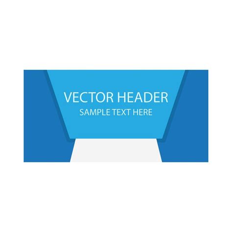 Header Template Illustration 38009541 Vector Art At Vecteezy
