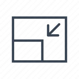 Exit Fullscreen Interface Minimize Shrink Icon Download On Iconfinder