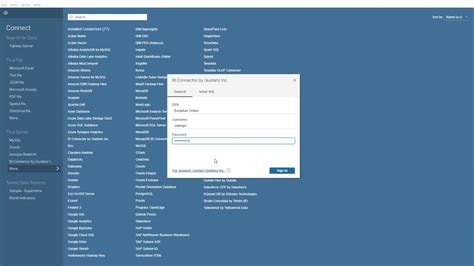 Connect Tableau To Obiee Oac Oas Reports Using The Tableau Certified Bi Connector Plugin Youtube