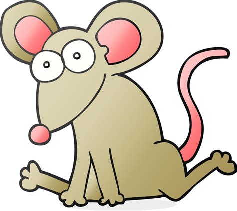 Rato De Desenho Animado De Personagem Doodle 12891762 Vetor No Vecteezy