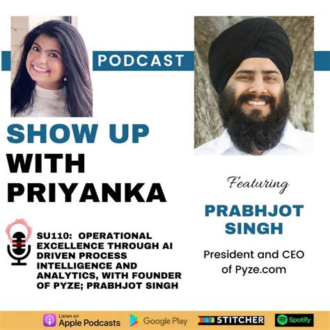 Prabhjot Singh On Linkedin I Stopped By The Show Up With Priyanka Podcast This Episode Is