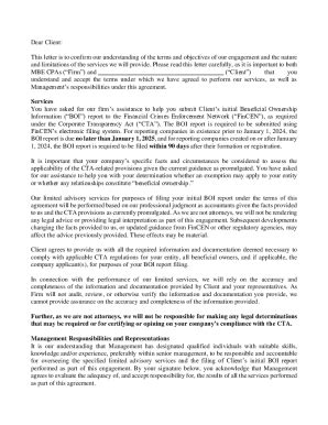 Fillable Online Sample Letter For Monitoring And Updating Engagements Fax Email Print PdfFiller