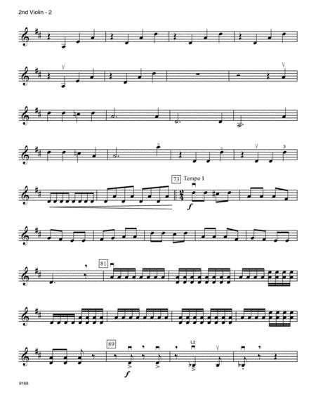 Hungarian Folk Dance Violin 2 Orchestra Digital Sheet Music